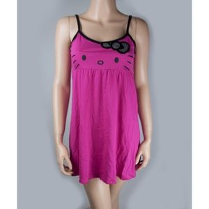 Hello Kitty | Tops | New Hello Kitty Nightgown Dress Nighty Sleepwear ...